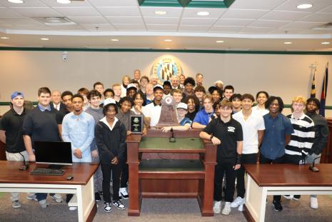 Commissioners Congratulate Stephen Decatur High School Seahawks ...